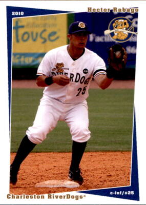 2010 Charleston RiverDogs Grandstand #24 Hector Rabago Riverside ...