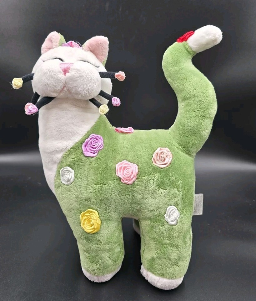 Whimsy Clay Plush Rosette The CAT By Amy Lacombe WHIMSICLAY Green | eBay