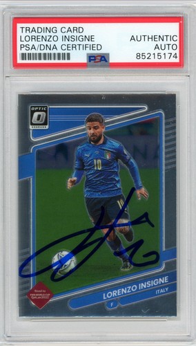 2021 DONRUSS OPTIC LORENZO INSIGNE ITALY TFC AUTOGRAPHED SIGNED SOCCER ...