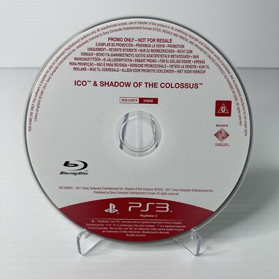 ICO & Shadow of the Colossus Sony PlayStation 3 PS3 Promo Game Disc ...