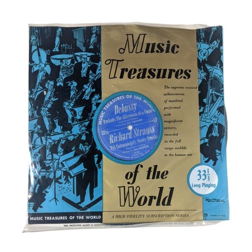 Music Treasures Record of the World 12 Inch Grieg Debussy Richard ...
