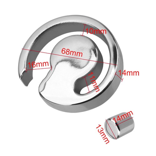 NEW Male Stainless Steel Testicle Ball Stretcher with Spike Ring Lock ...