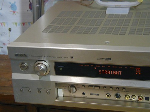Powerful Yamaha Dsp-Ax2500 Amplifier At The Time 150,000 Yen, Working ...