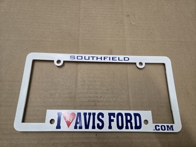 Avis Ford Southfield Michigan Dealer License Plate Tag Frame Holder ...