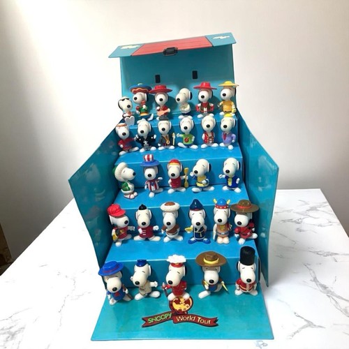 Vintage Peanuts Snoopy World Tour Figures Box Set 28pcs McDonald's 1998 ...