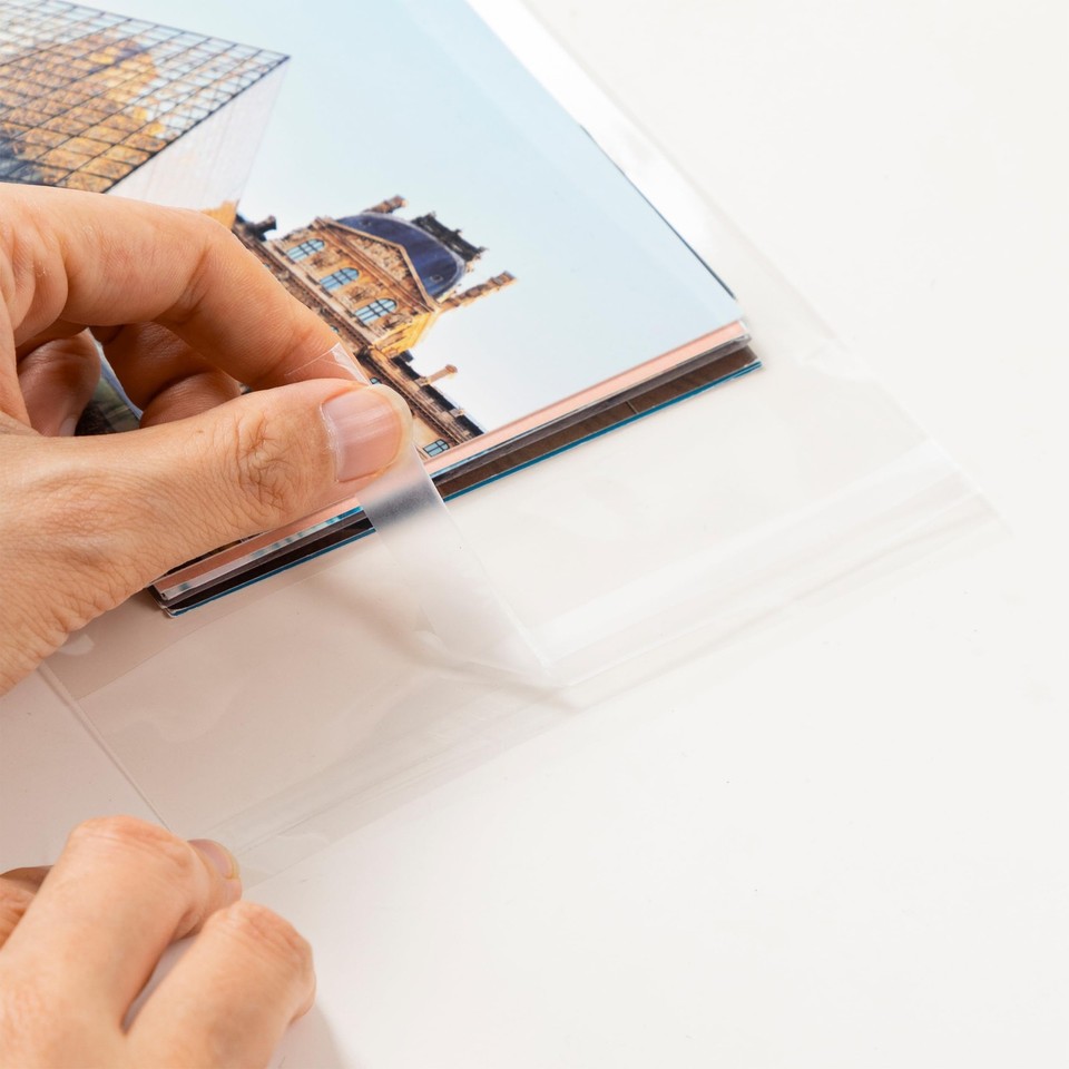 1000 Pack - 6 x 9 Inch Clear Cellophane Bags, Self Sealing Cello ...