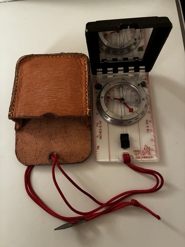 Vintage Silva Type 15T The Ranger Navigation Compass with Leather Case ...