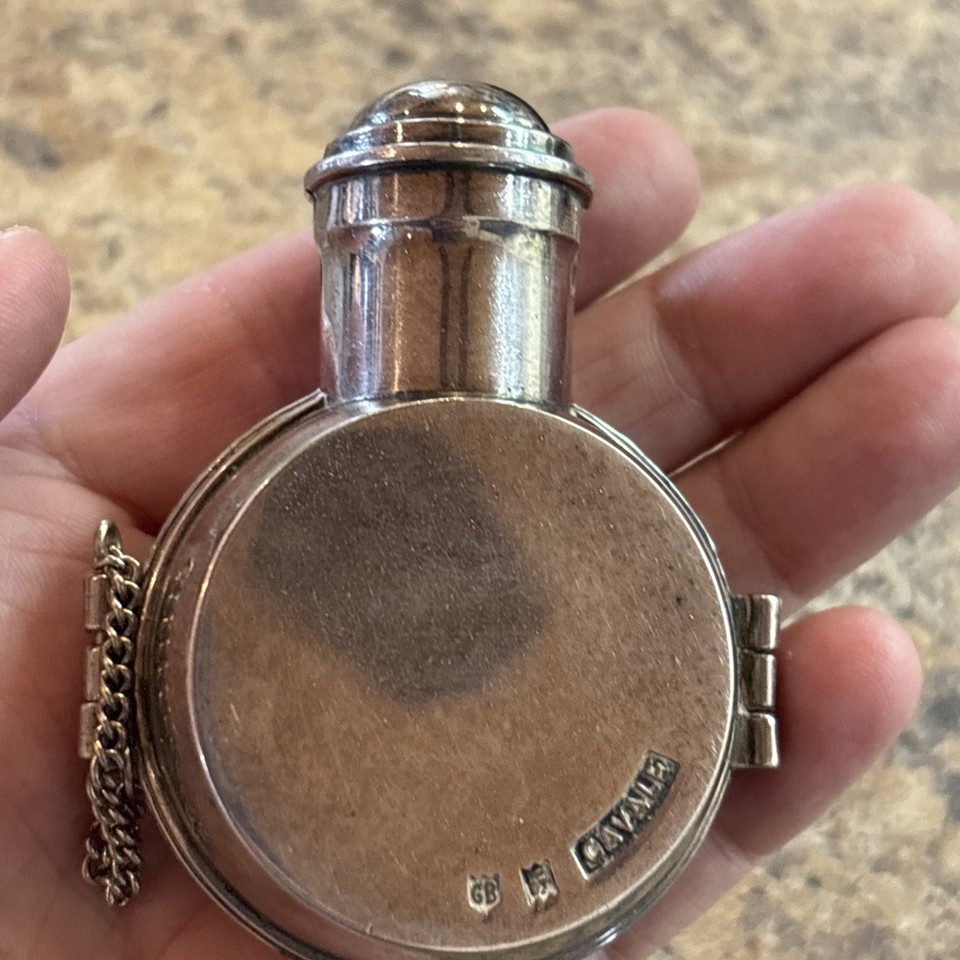 Vintage 1970s Faberge Cavale Perfume Bottle & Silver Tone Case | eBay