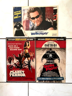 GRINDHOUSE-NECA Reproduction Lobby Cards 18x12 Planet Terror & Death ...