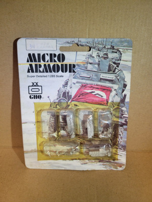 1981 Sealed GHQ MICRO ARMOUR 1:285 Scale WWII G34 German Sd Ktz 7/2 ...