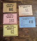 5 PA Pennsylvania Doe Hunting License Antlerless Snyder County 2 & 3 ...