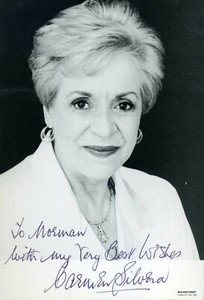 CARMEN SILVERA Signed Photograph - TV Actress - 'ALLO 'ALLO - preprint ...
