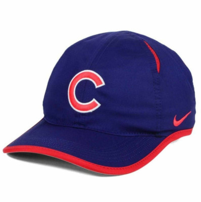 NEW! Nike Men Featherlight DRI-FIT MLB Chicago CUBS Baseball Cap-Navy ...