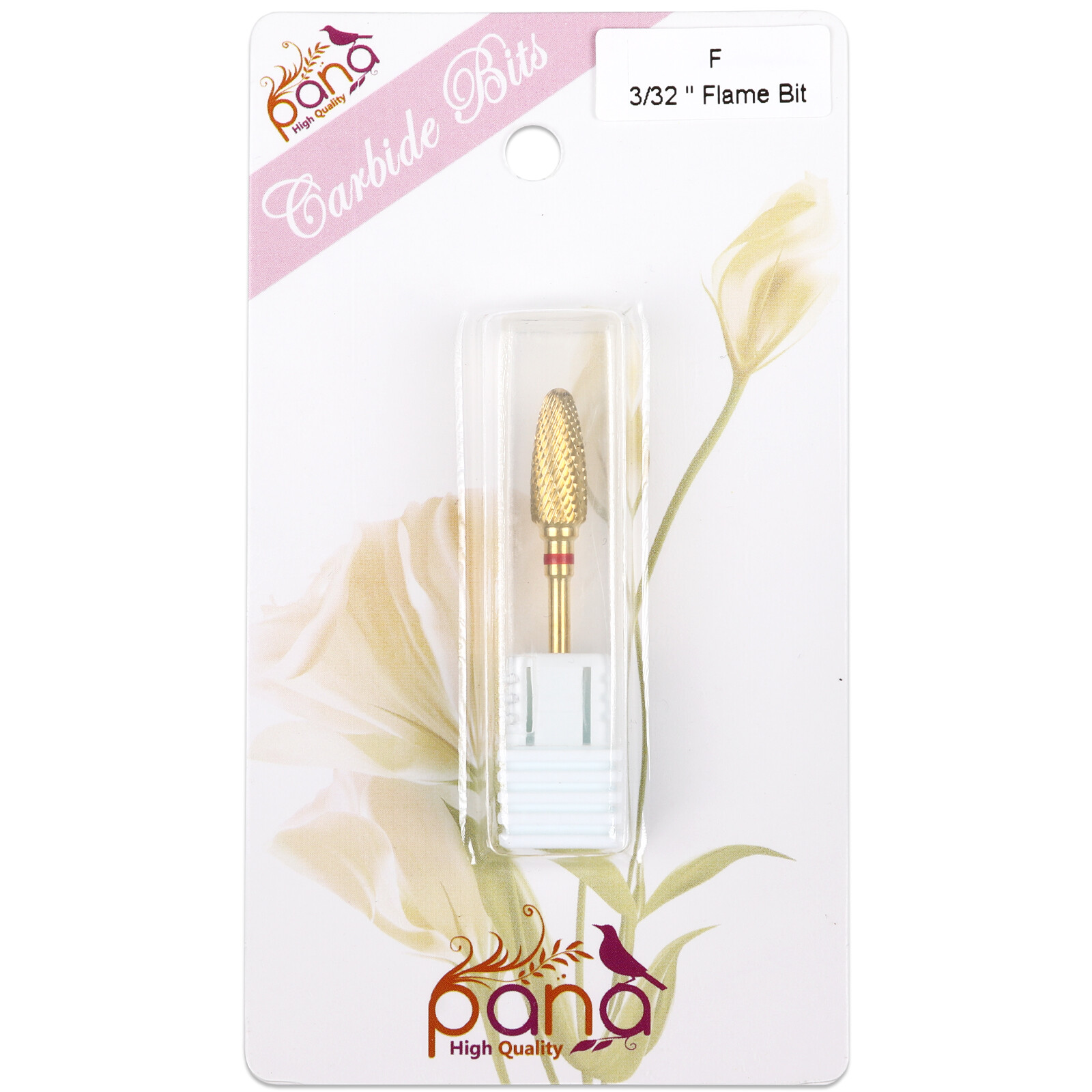 Professional Gold Flame Bit Safety Nail Carbide Drill Bit Fine Grit | eBay