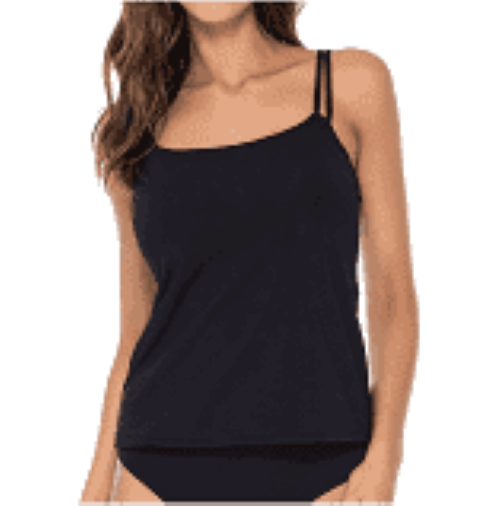 Sunsets 75EFGH Womens Taylor Tankini Top Fine Line Black Size 40F - T-7 ...