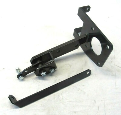 1955-59 GM Truck Frame Mount Brake Pedal Master Booster Bracket Black ...