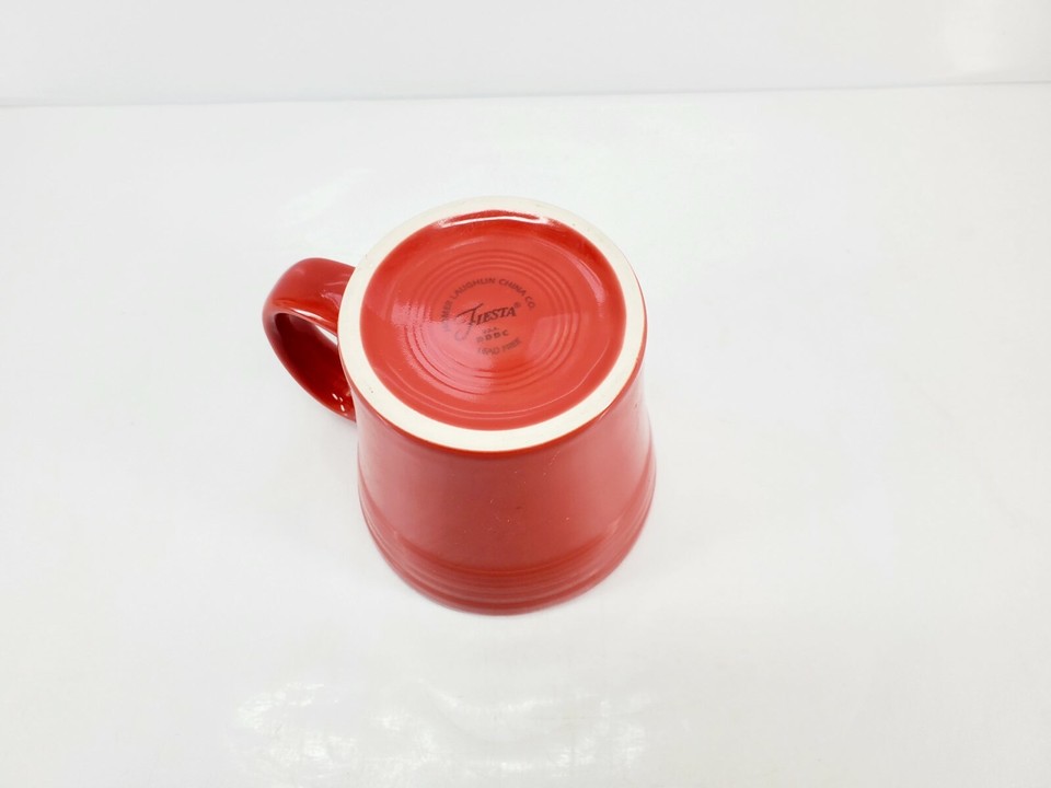 Tapered coffee MUG Scarlet red NEW FIESTAWARE FIESTA WARE 15OZ | eBay