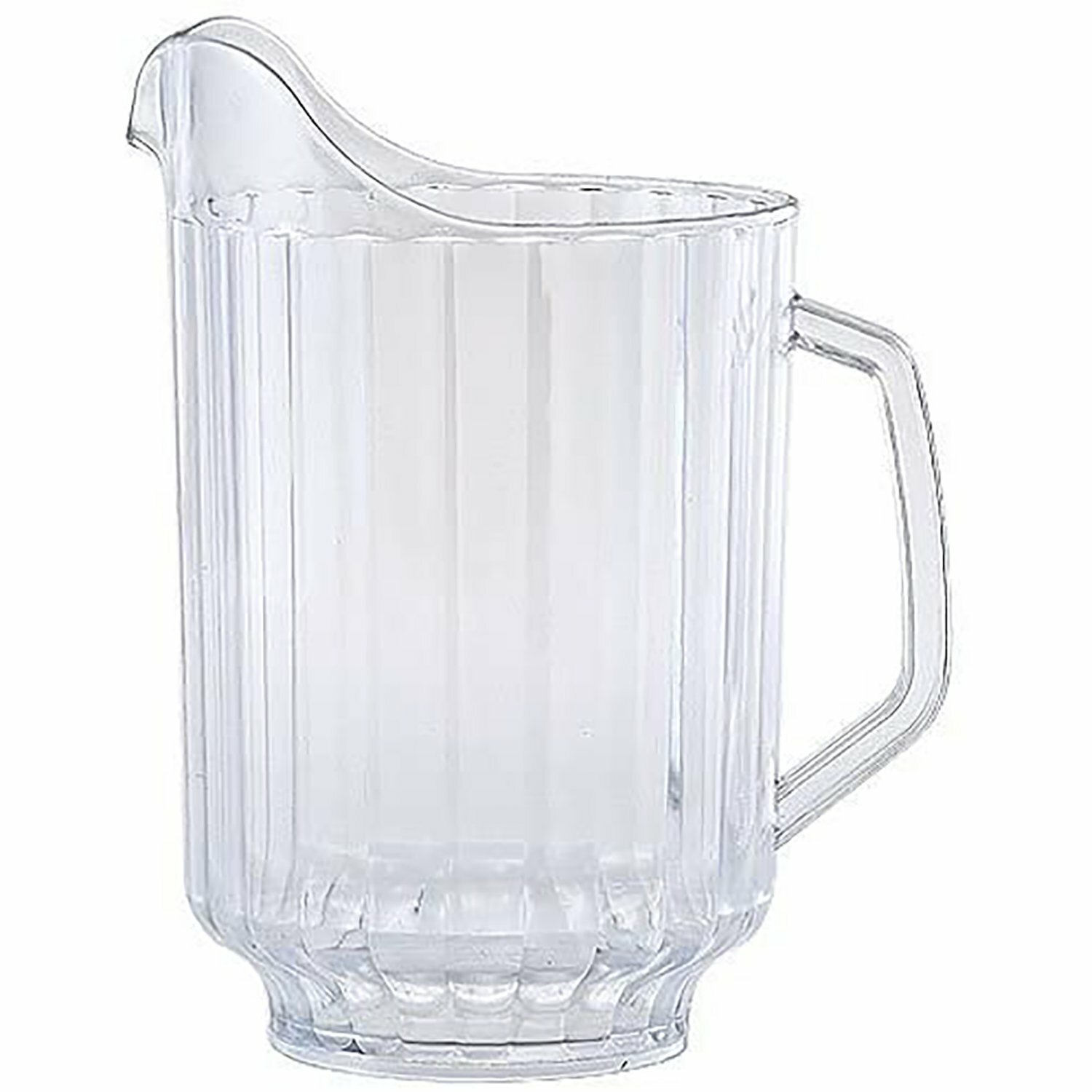 (ONE PITCHER) PLASTIC PITCHERS 58 oz CLEAR STYLE POLY CARBON BEER ...