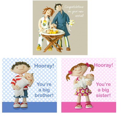 CONGRATULATIONS ON YOUR NEW ARRIVAL Baby Greetings Cards~New Brother ...