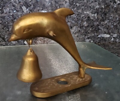 Brass Dolphin with Bell (non ringing bell) | eBay