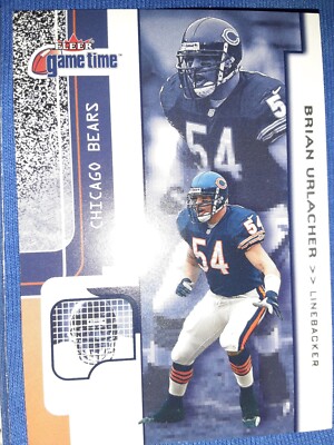 2001 Fleer Game Time #64 Brian Urlacher Chicago Bears Football Card | eBay
