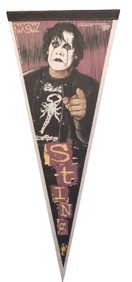 Wincraft Sting NWO WCW WWF WWE Wrestling Pennant Flag | eBay