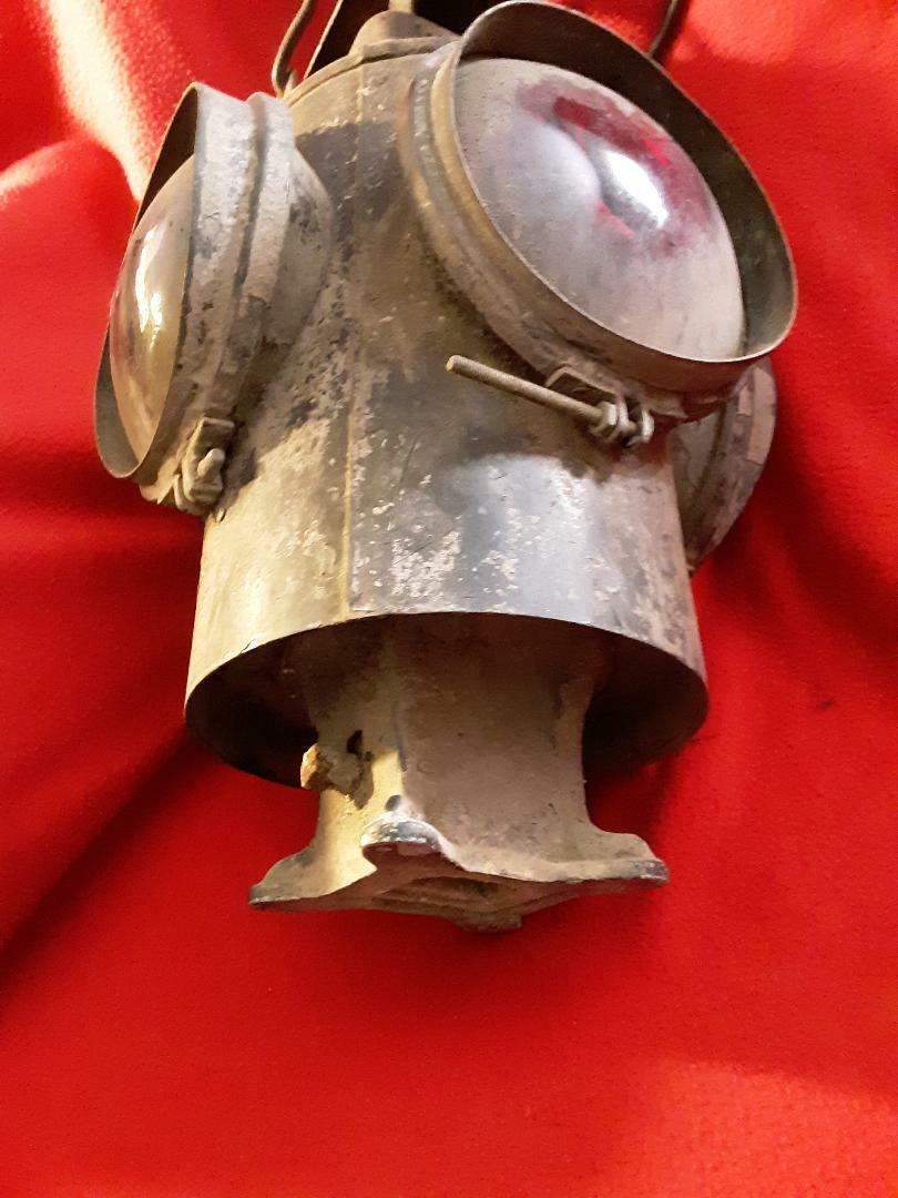 Adlake Lamp Lantern 4 Way Railroad Switch Train Signal | eBay