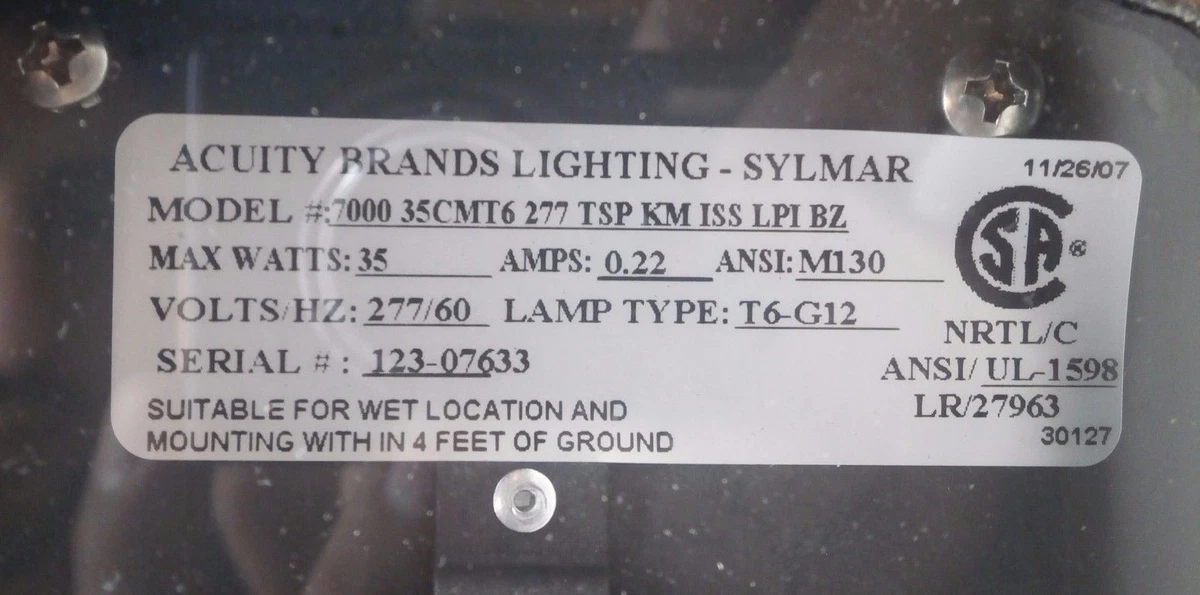 Hydrel Lighting Parts | Shelly Lighting