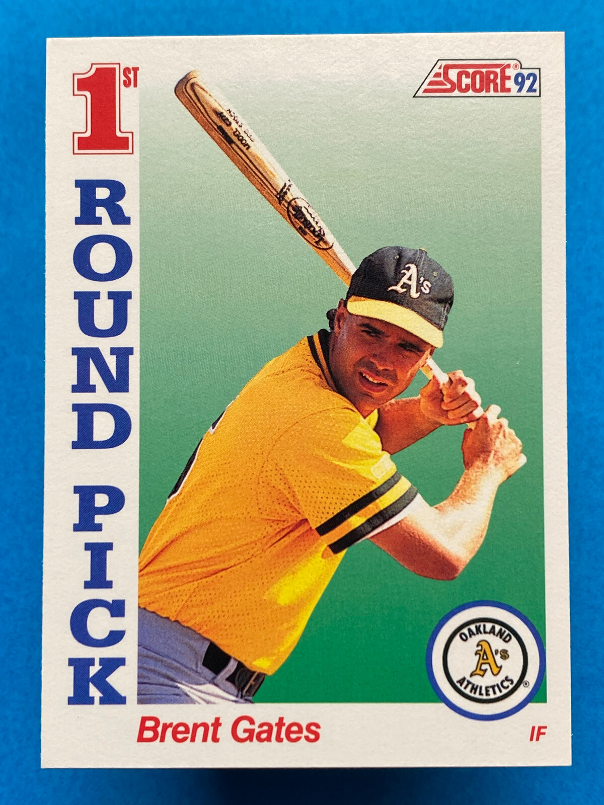 1992 Score Brent Gates #805 | eBay
