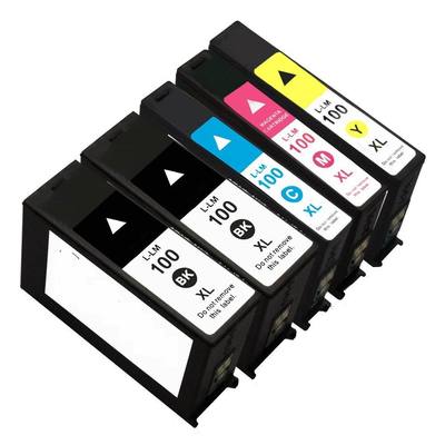 5 Pack #100 100XL Ink Cartridge FOR Lexmark Impact S301 S305 Interpret ...