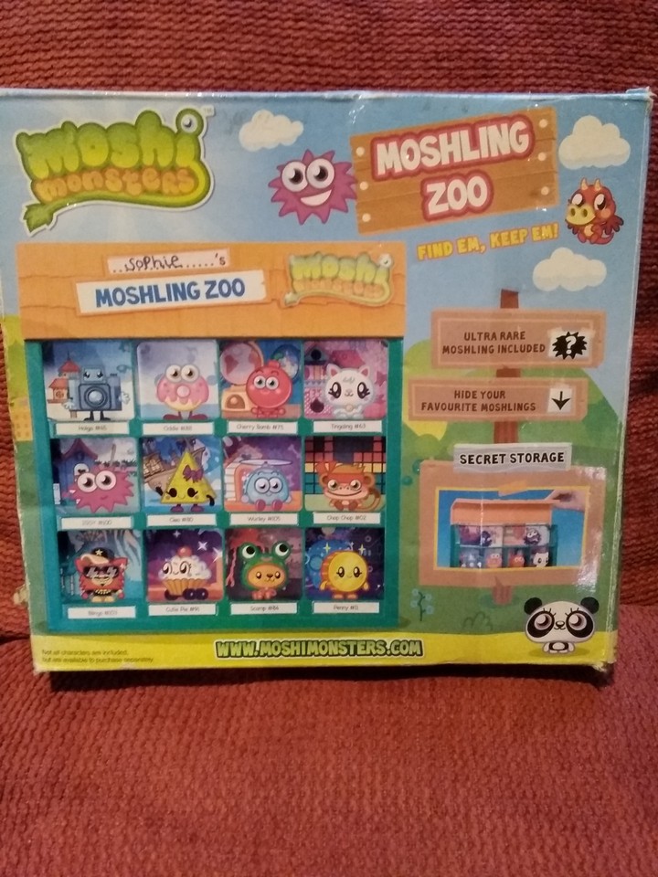 Moshling Zoo original tatty box, good played with condition. | eBay UK