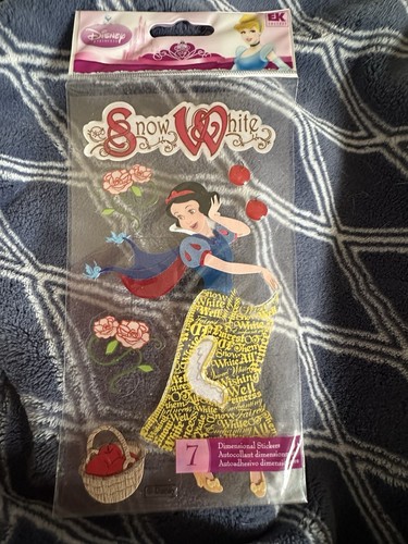 EK Success Disney Scrapbooking Dimensional Stickers Snow White Princess ...