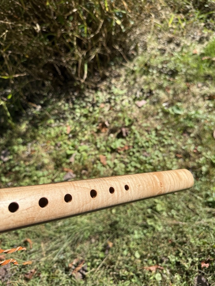 Native American Style Flute | Tiger Maple | Walnut | Low Em | 440 Htz ...