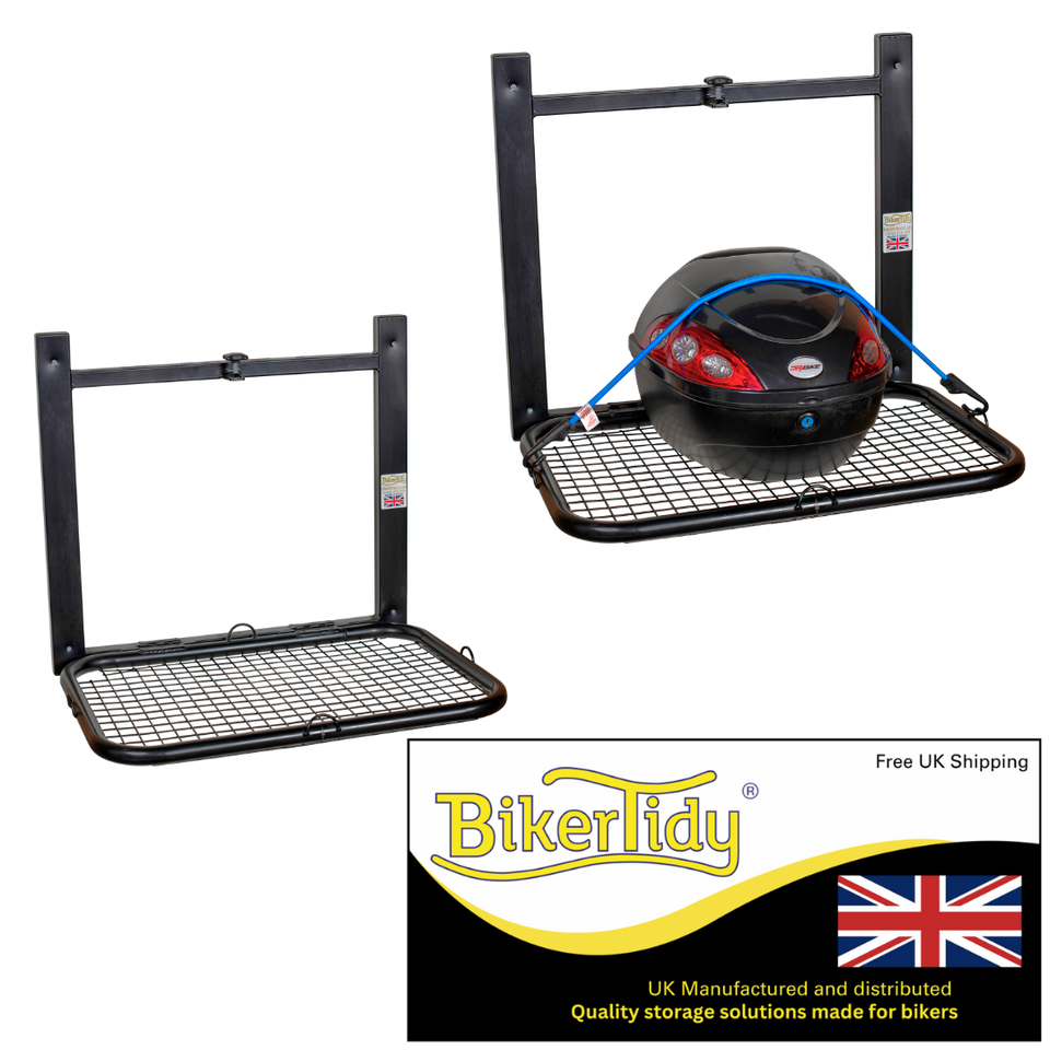 BikerTidy Motorcycle Motorbike Clothing jacket helmet storage rack ...