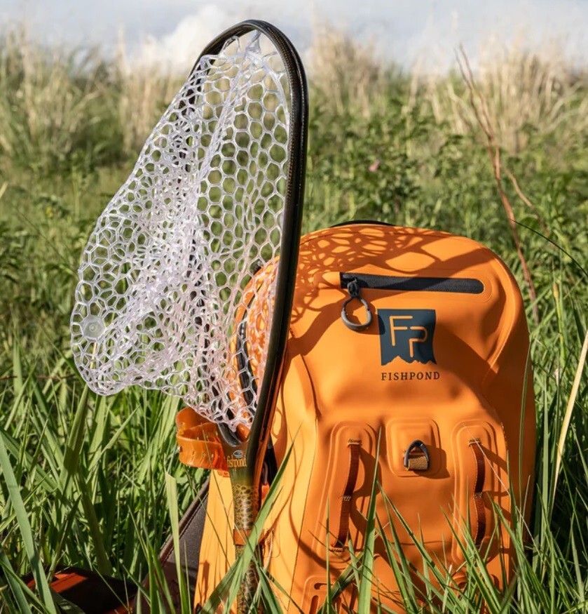 FISHPOND NOMAD CANYON LANDING NET IN BROWN TROUT - CARBON FIBER W ...