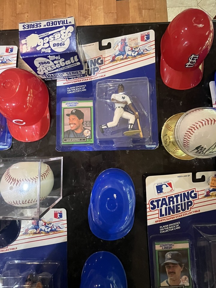 Lot Of 14 Vintage MLB Baseball Items Including 2 Autographed Baseballs ...