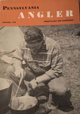 VINTAGE Pennsylvania Angler Magazine Sep 1956 Illustrated Fishing Cover ...