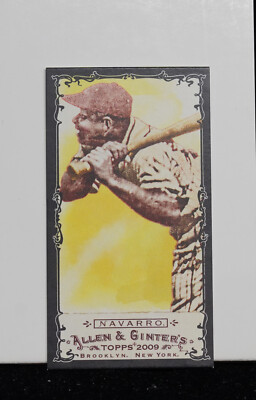 2009 Topps Allen & Ginter Mini Millito Navarro BLACK BORDER #112 | eBay