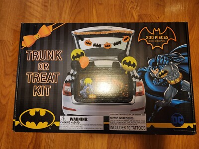 BATMAN DC Halloween Trunk Or Treat Party Car Home Decor Kit 200 Pc New ...