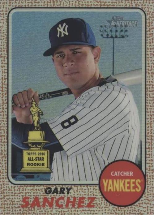 2017 Topps Heritage - Gary Sanchez #THC-444 Chrome Refractor /568 for ...