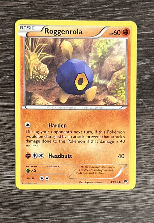 Roggenrola 49/98 - Emerging Powers - Common - Pokemon Card TCG - MP | eBay