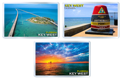 Key West Florida USA Set Of 3 Fridge Magnet Souvenir Magnets | eBay UK