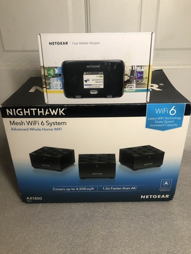 NETGEAR Nighthawk AX1800 (MK63-100NAS) 1.8Gbps Whole Home Mesh Wi-Fi ...