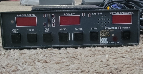 Kustom signals Directional Golden Eagle II KA Radar COMPLETE! | eBay