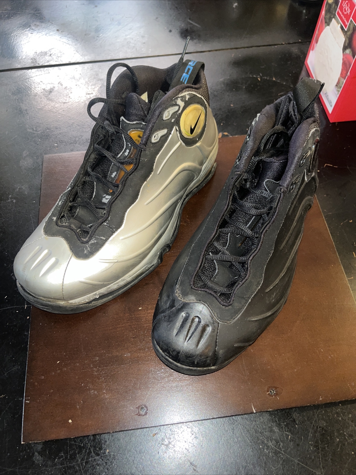 Nike Total Air Foamposite Max Tim Duncan no box with defects read desc ...