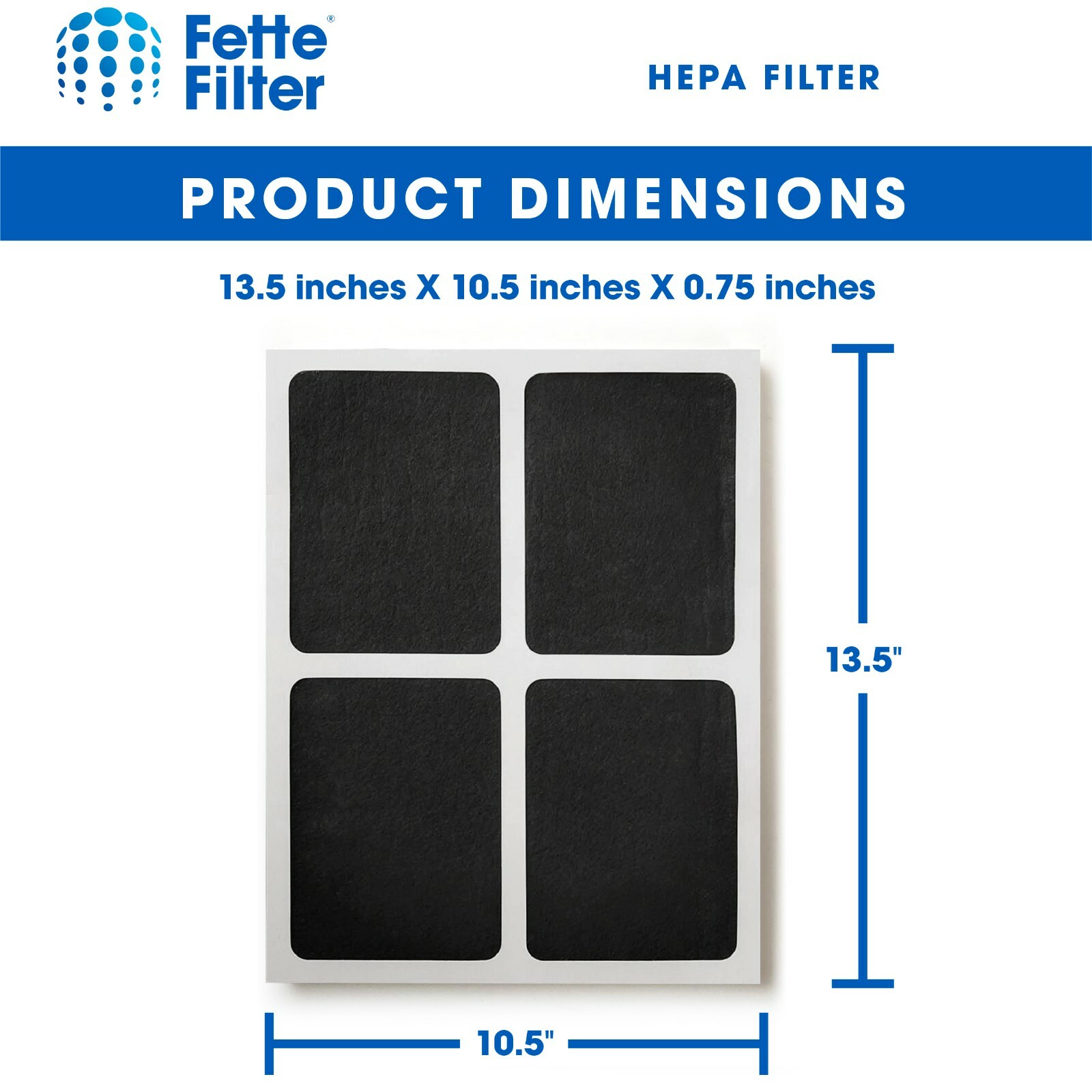4 Air Purifier HEPA Filters Compatible with Hunter 30920,30050,30055 ...