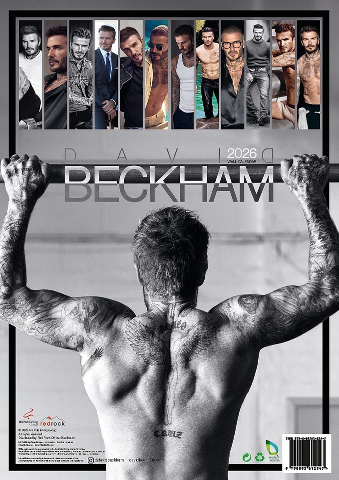 David Beckham 2026 A3 Calendar Premium Quality RARE EDITION | eBay UK