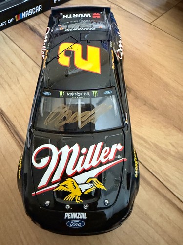 Brad Keselowski Rusty Wallace #2 Miller Darlington Dual Autographed 1/ ...