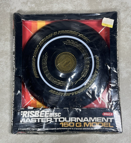 Vintage WHAM-O Master Tournament 150 G Model Black Gold 1984 Frisbee ...
