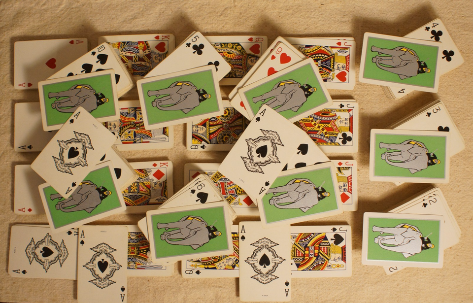 1930's Cartier Playing Cards (1) Bridge Deck of 52 Cards Each 12 Sets ...